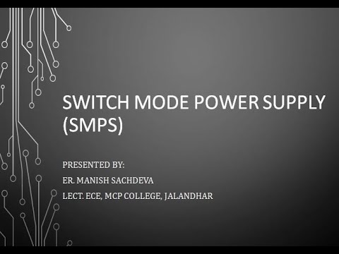 Switch Mode Power Supply (SMPS), working principle, advantages and ...