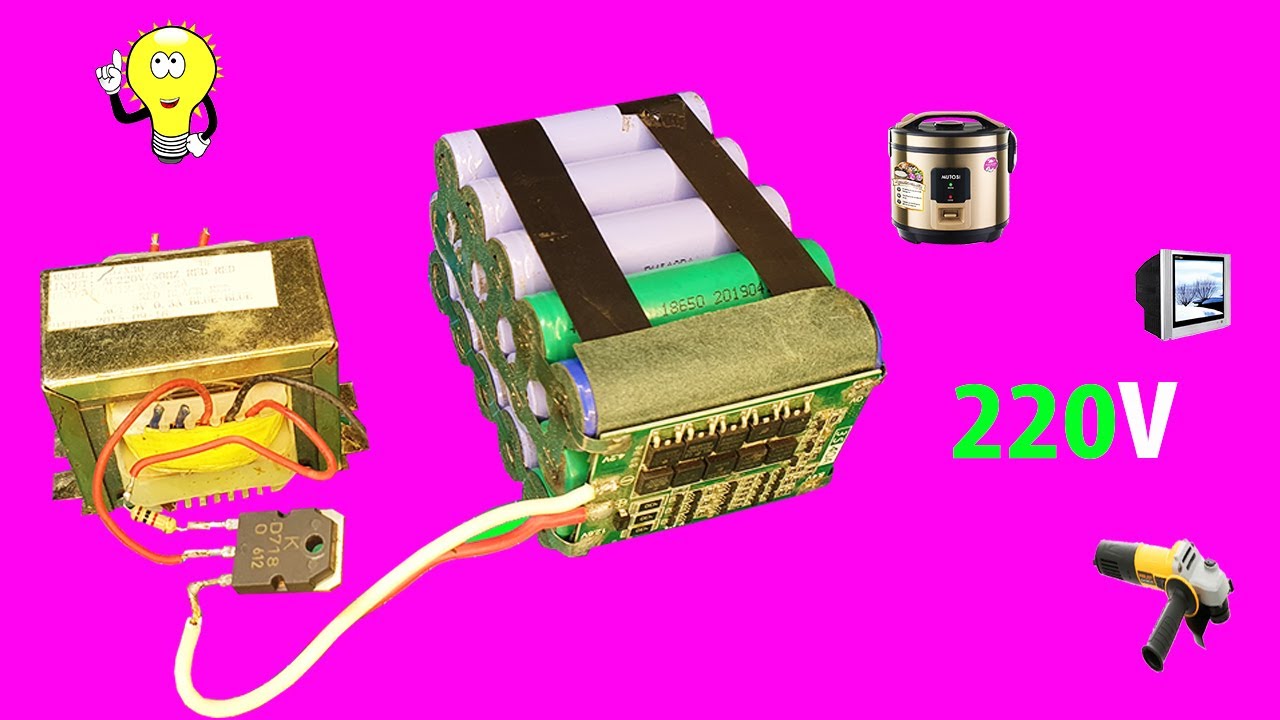 How to make a simple inverter 300W, 12 to 220v, creative prodigy #82 ...