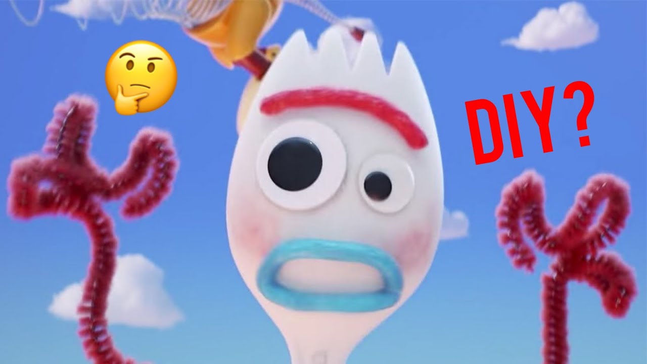 Toy Story 4 - How to Build a DIY Forky - YouTube