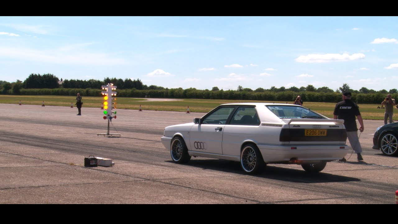 North Weald drag racing - Audi Quattro - 02/07/2017 - YouTube
