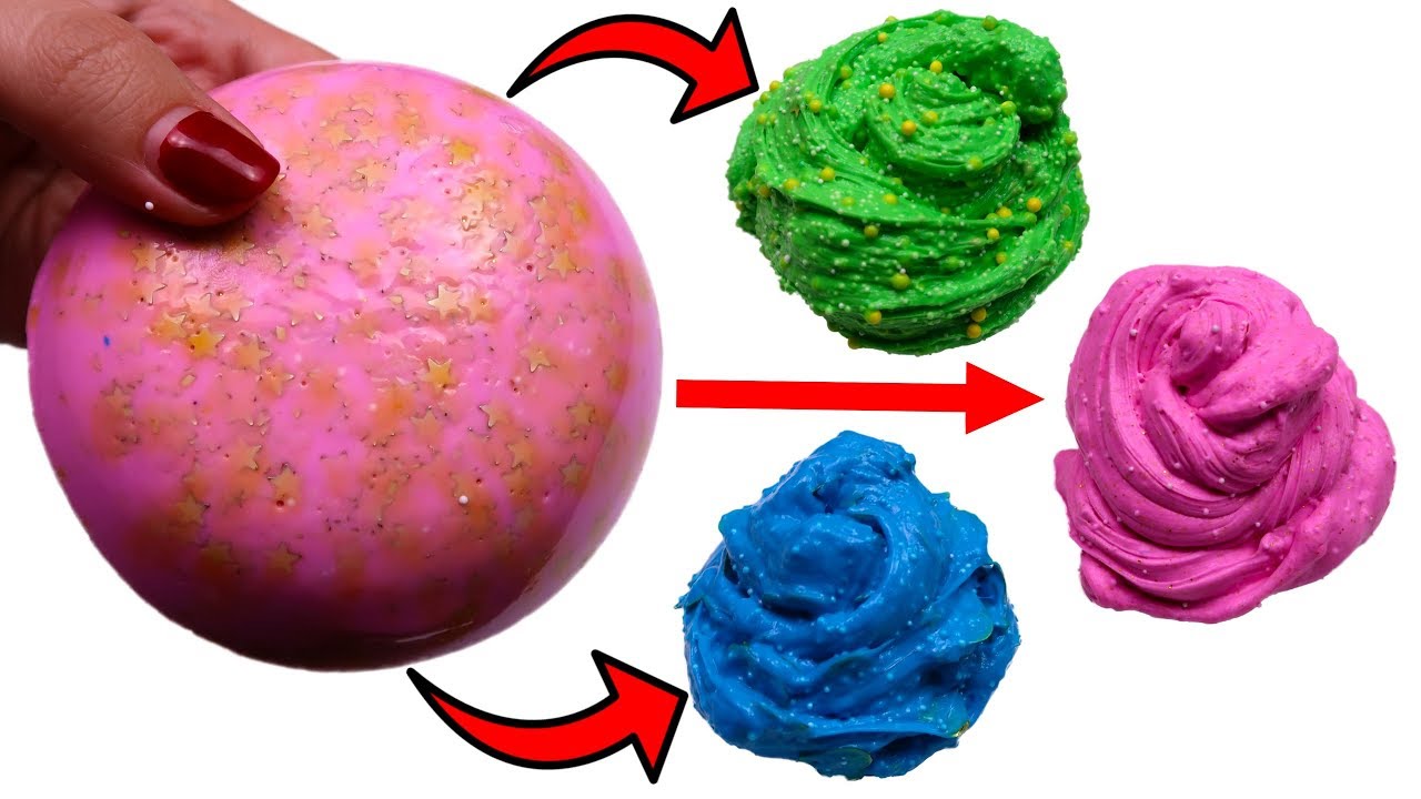 Repar si Transform 🚑 Un Slime Vechi si Uscat 😷 in 3 Slime-uri Noi si ...