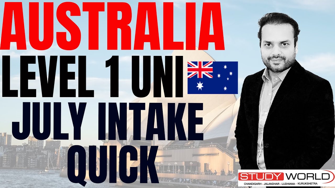 Australia Level 1 University July Intake | Australia Study Visa Update ...