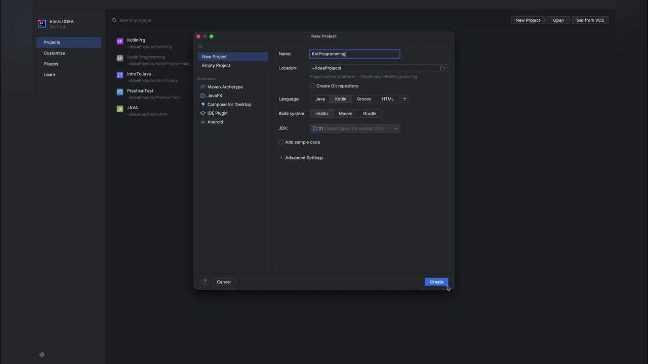 Kotlin Hello World Program - YouTube