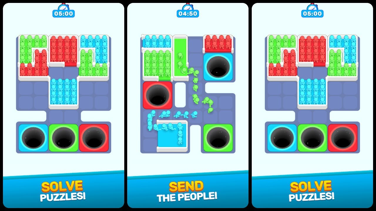 Hole Escape Game Gameplay Android Mobile - YouTube