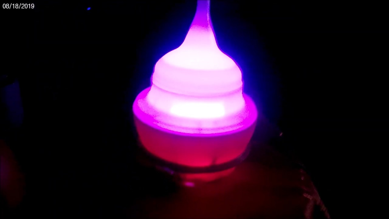 My review of this Essential Oil color changing lamp - YouTube
