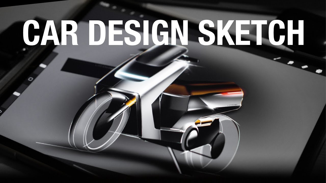 Car Design Sketch by Procreate 5 | | Timelapse | iPad Pro | Digital Art ...