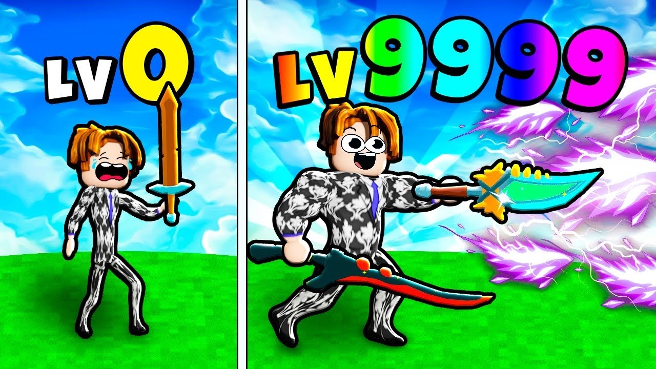 CONSEGUI PODER INFINITO NO MELHOR JOGO DE ESPADAS DO ROBLOX DE 2022 ...