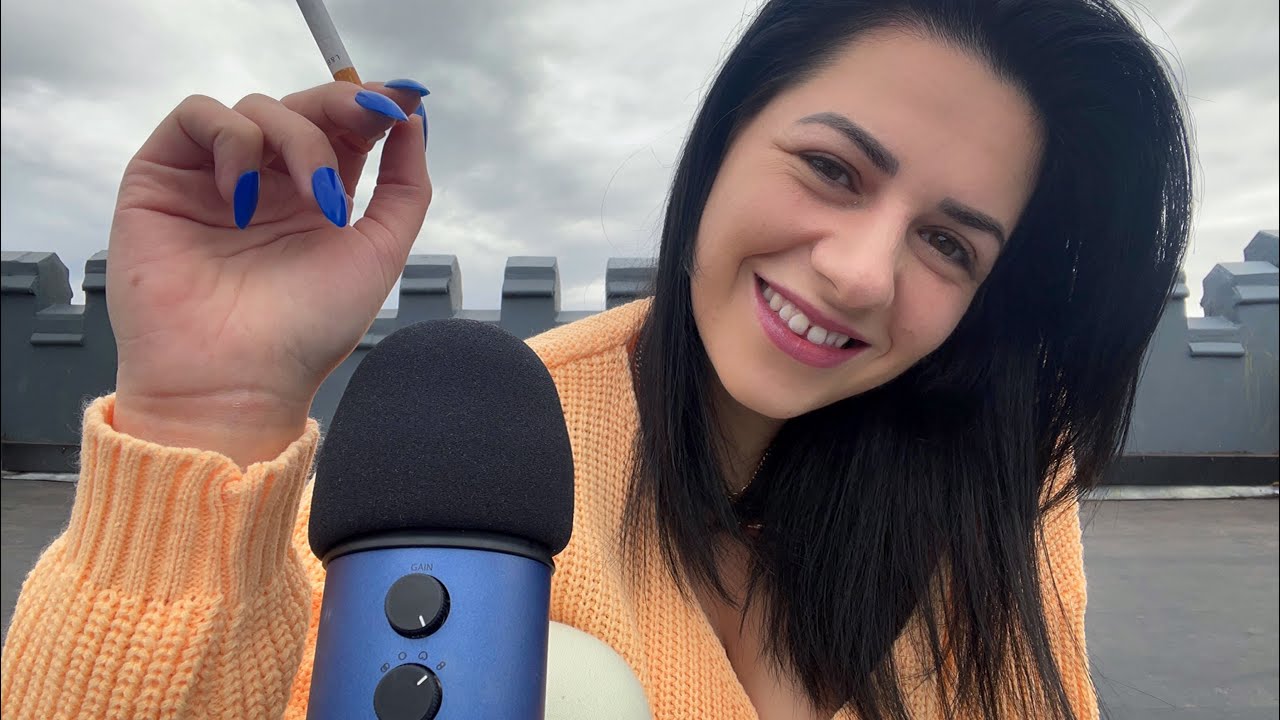 ASMR | Smoking & Whispering Trigger Words With Relaxing Hand Movements ...