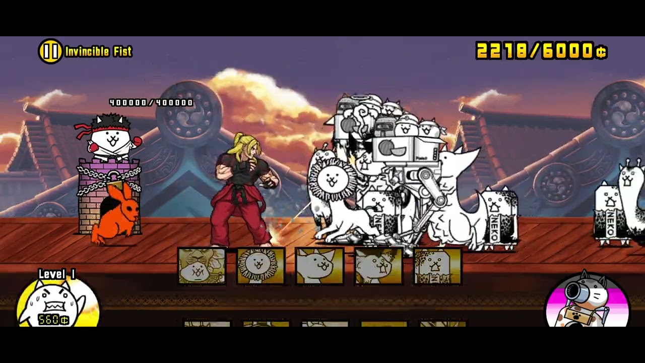 The Battle Cats | Street Fighter (Hard) | Invincible Fist - YouTube