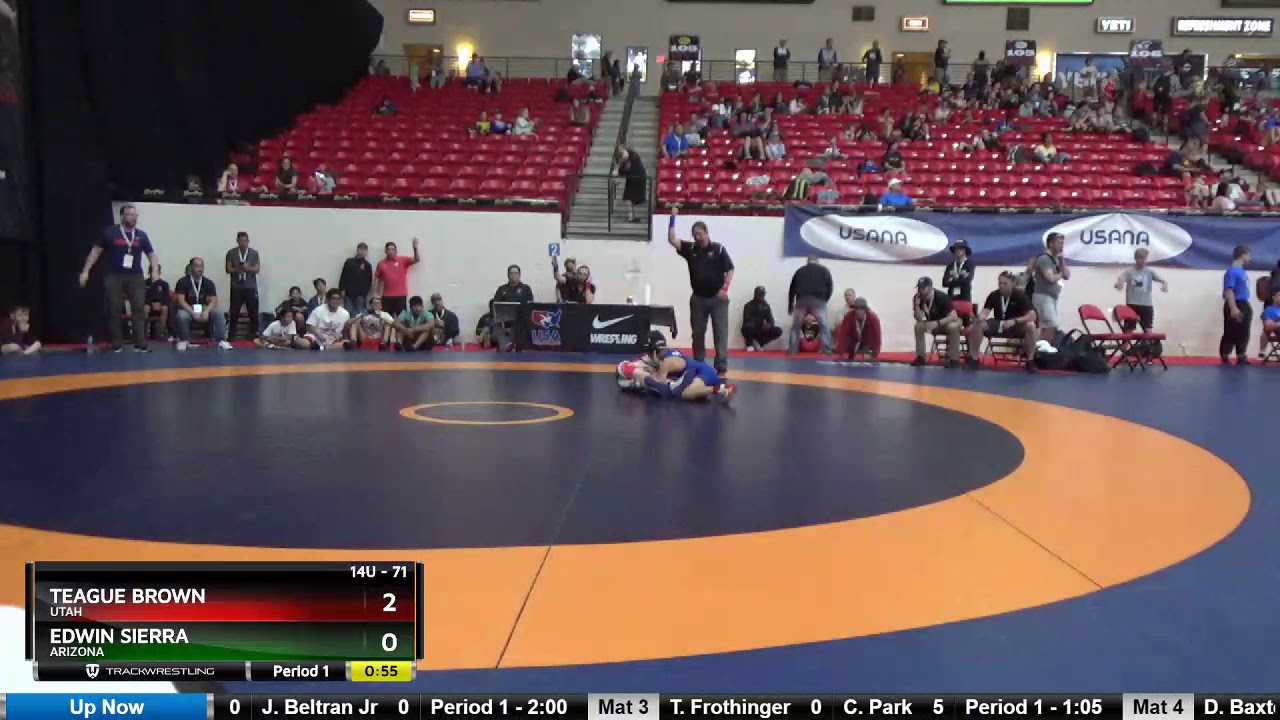 14U 71 Teague Brown Utah Vs Edwin Sierra Arizona - YouTube