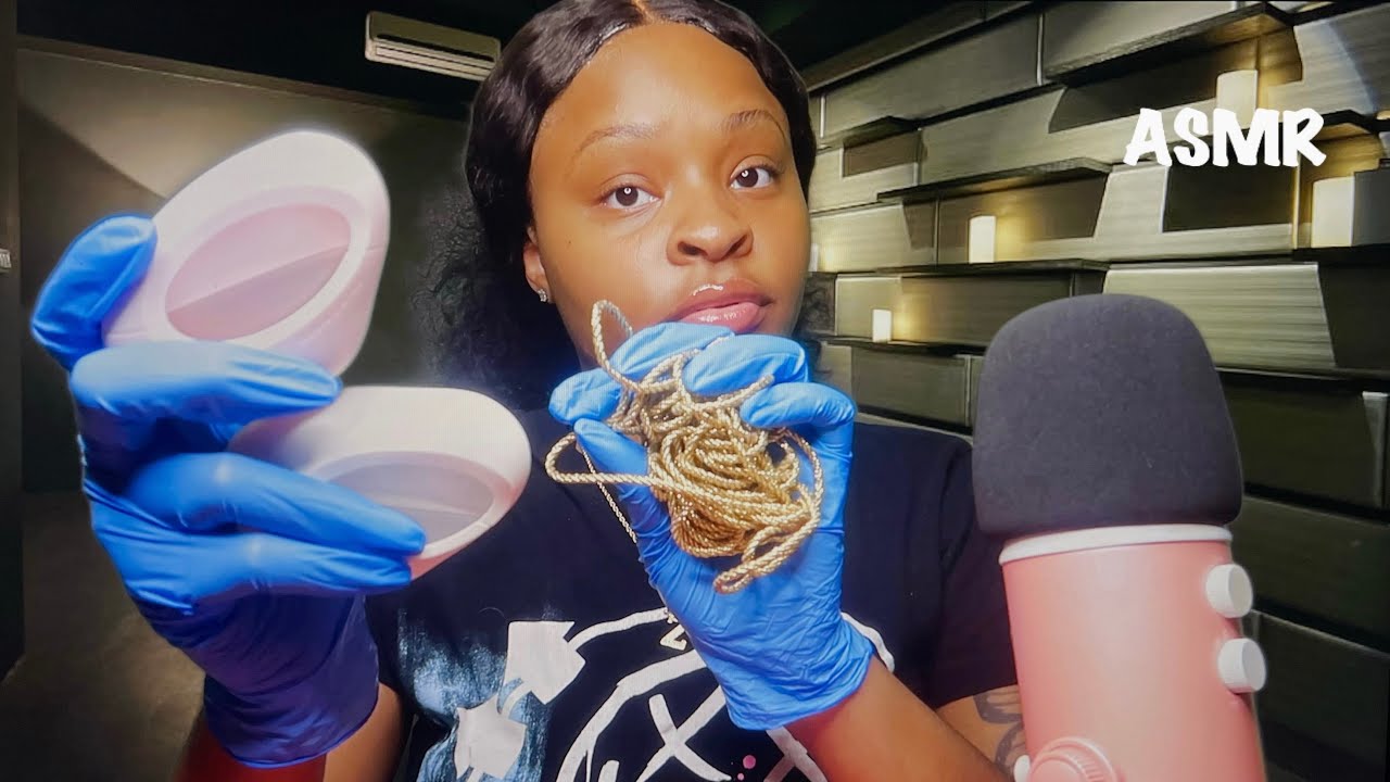 ASMR Sleep Clinic Role Play 😴 | Water, Gloves, String & Mic Sounds! - YouTube