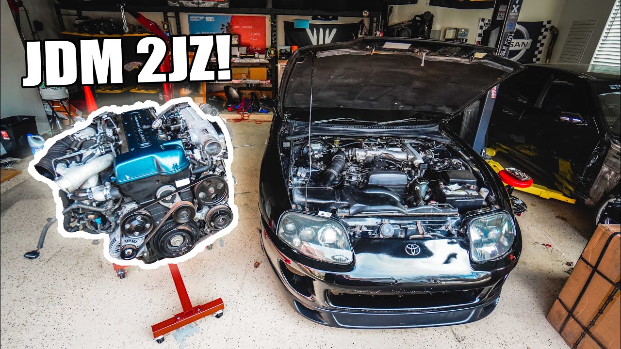 My JDM 2JZ-GTE GETS DELIVERED!! - YouTube