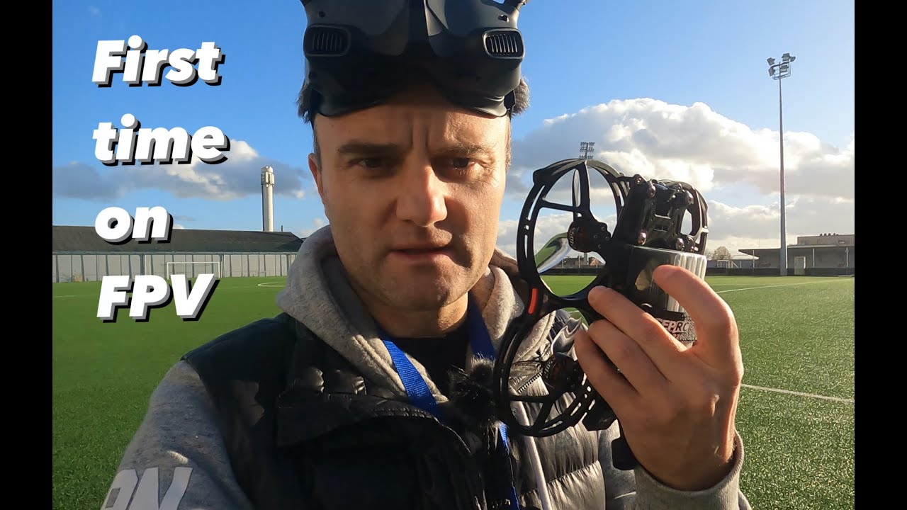 Первый раз на fpv в реальных условиях - YouTube