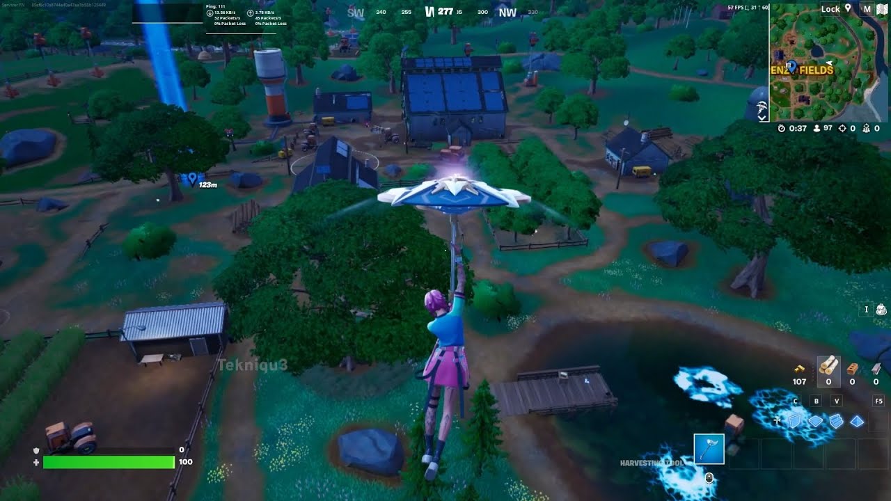 Land at Hot Spots in Fortnite Explorer Quest - YouTube
