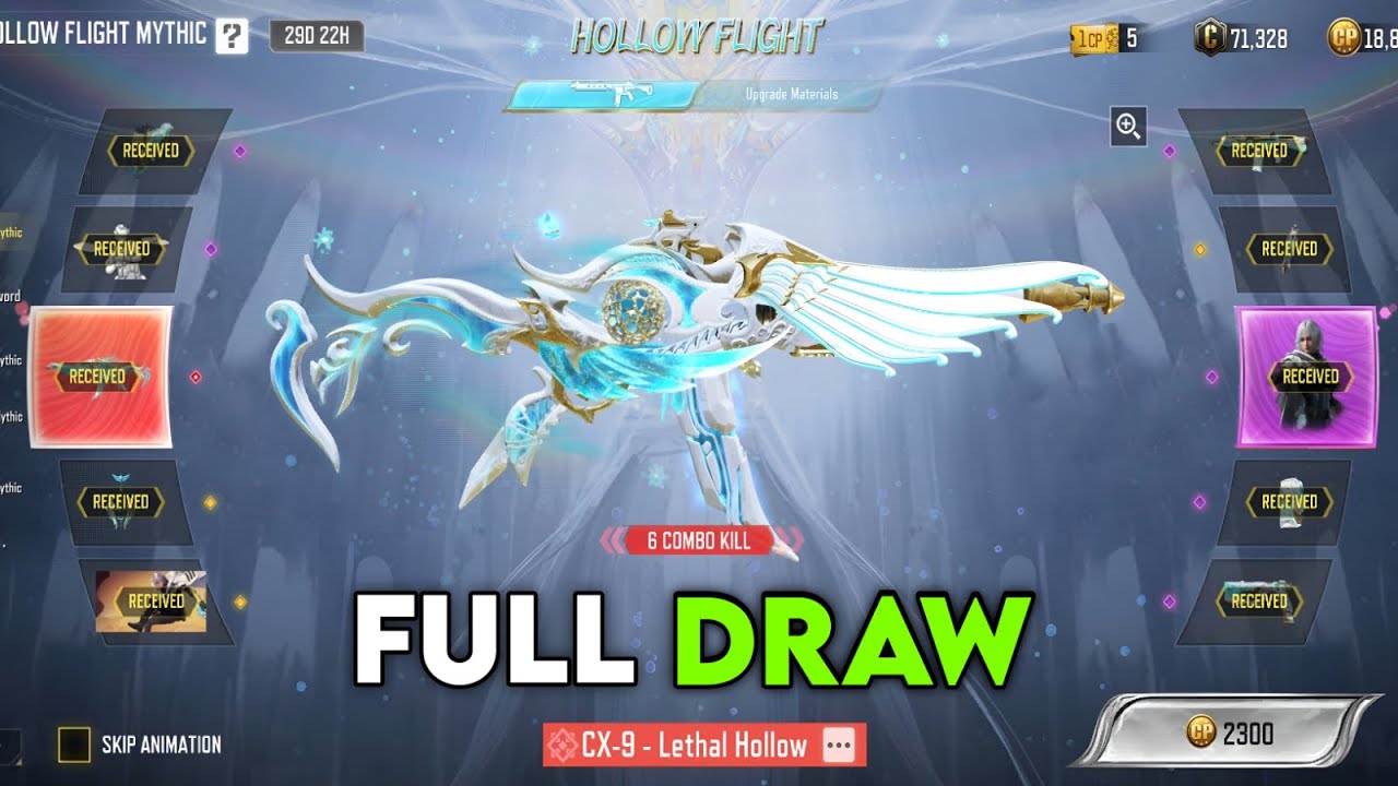 Buying full Hollow Flight Mythic Draw in cod mobile | mythic cx9 full ...