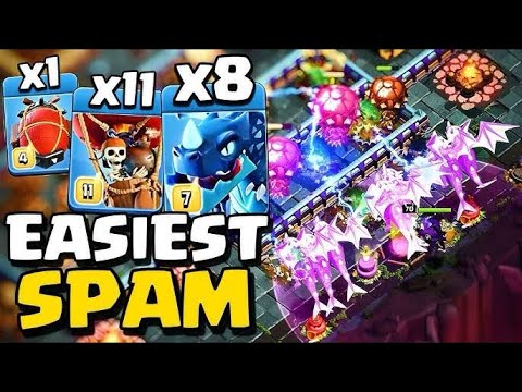 Fastest spam (clash of clans) - YouTube