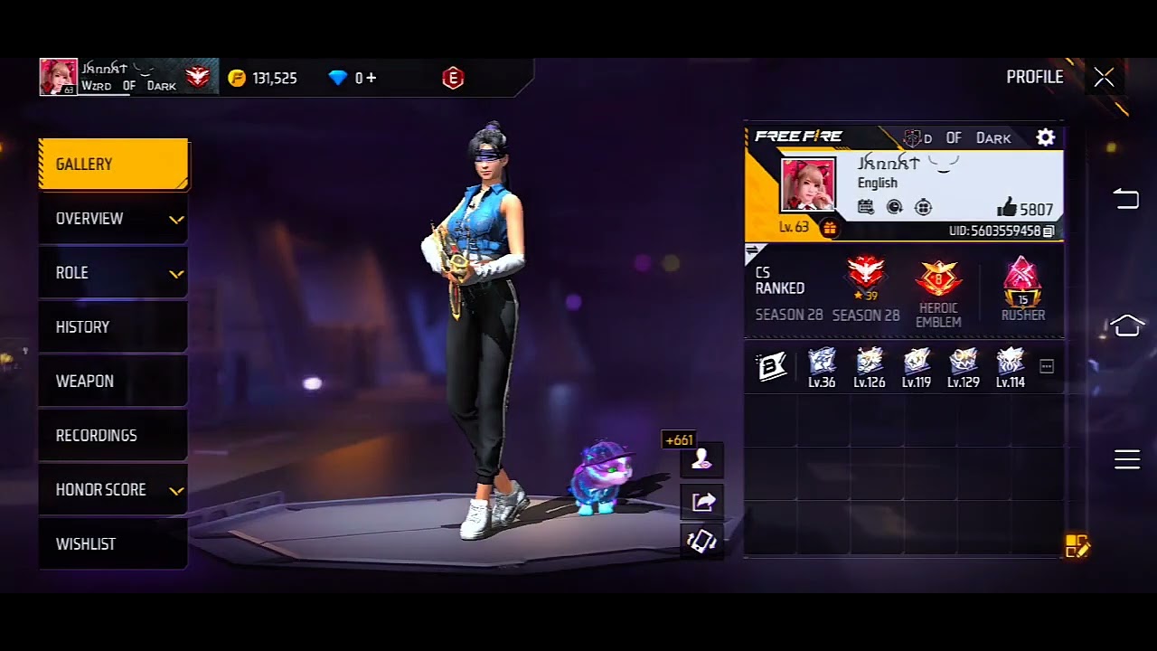 free fire lover🥰 - YouTube