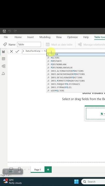 Power BI: Create New Tables from Existing Data with FILTER Function - Quick Tutorial - YouTube
