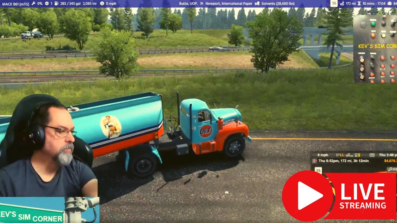 Kev's Bee - American Truck Simulator - MACK B61, lets roll - #29 - YouTube