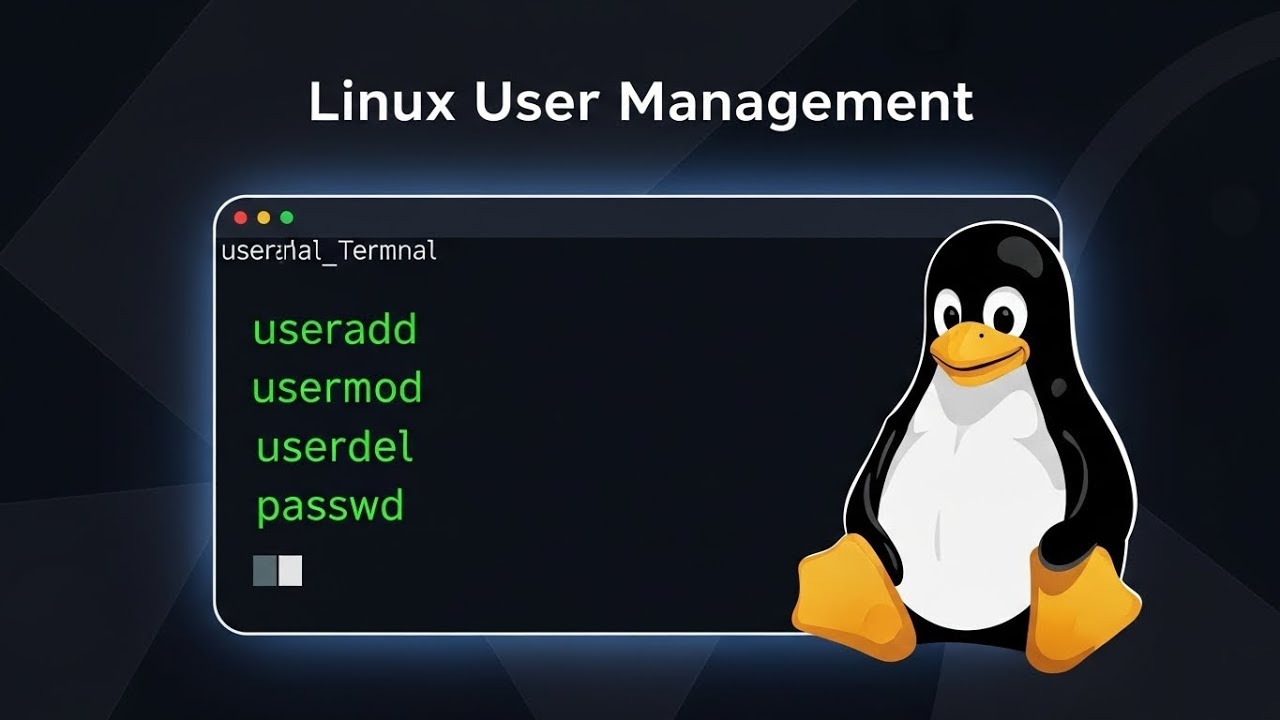 Linux user management commands - YouTube