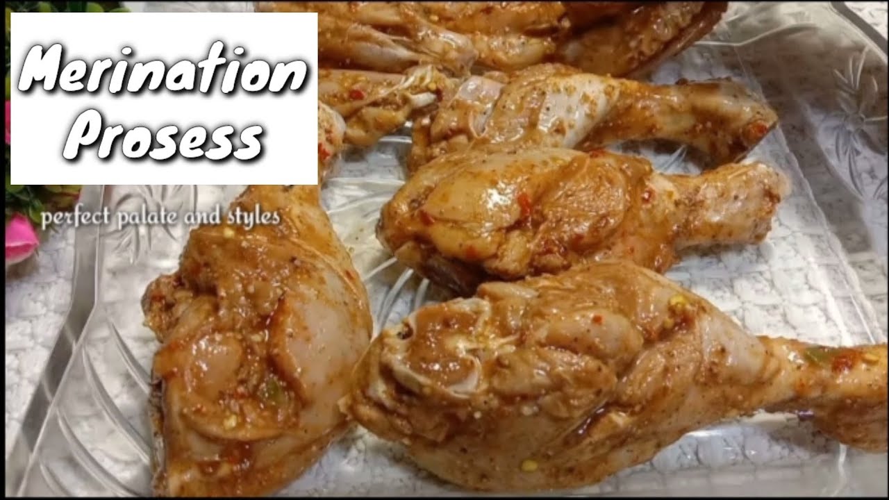 چکن کو مصالحہ کیسے لگائیں Drumsticks Marination l chicken Marination ...