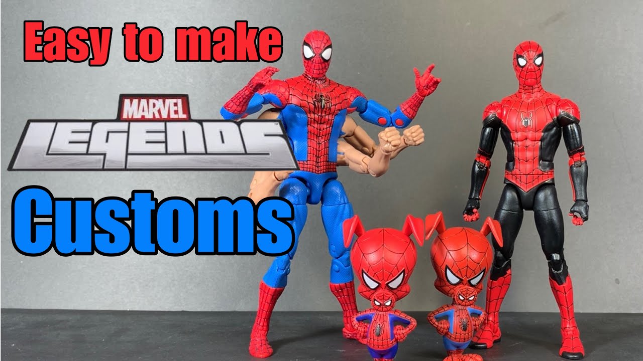 Easy to Make Marvel Legends Customs | Spider-Man Action Figures - YouTube