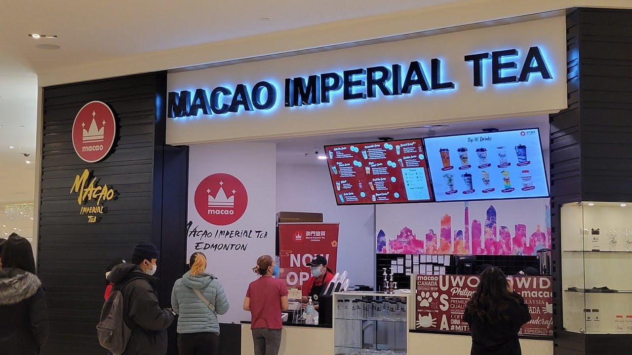 Macau Imperial Tea in West Edmonton Mall - YouTube
