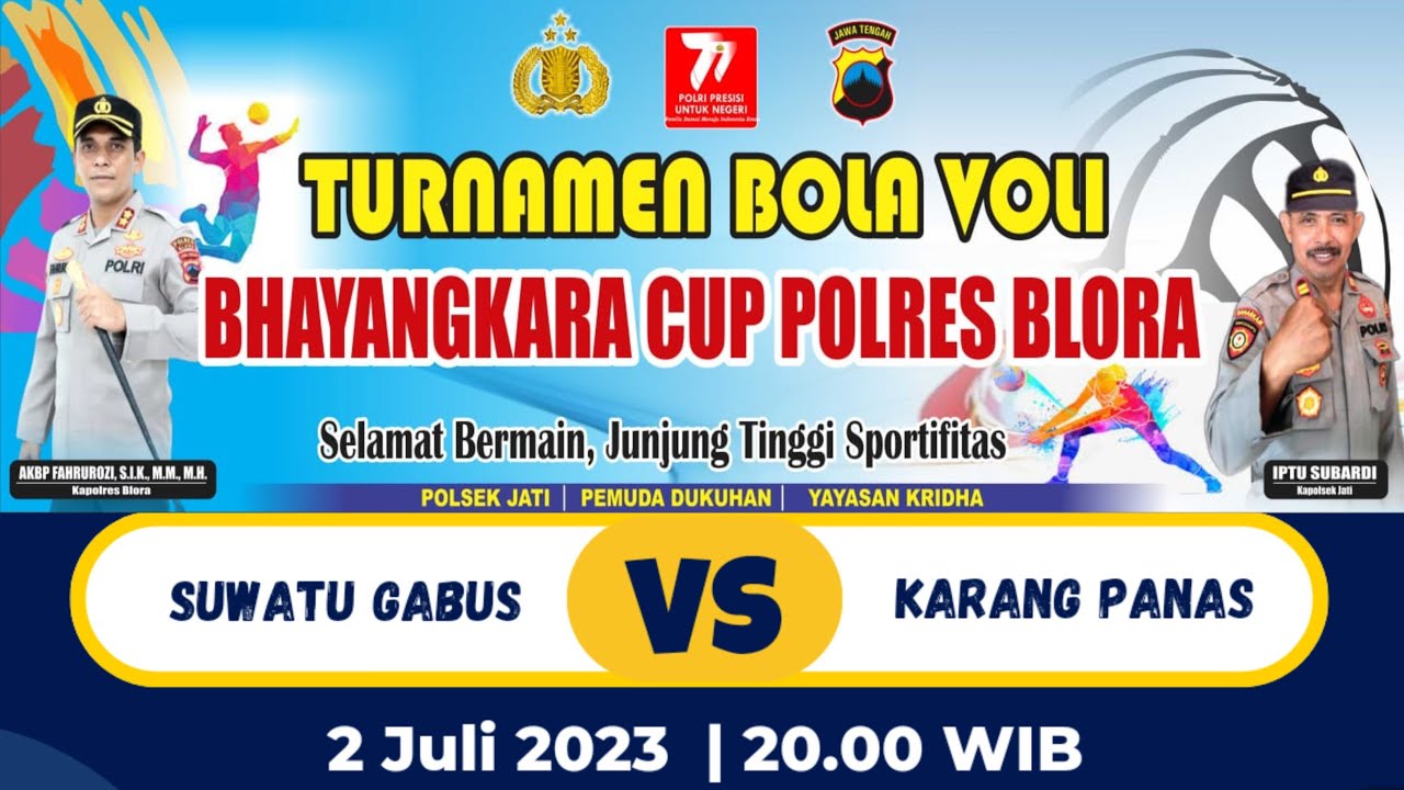 🔴LIVE TURNAMEN VOLI || SUWATU GABUS VS KARANG PANAS - YouTube