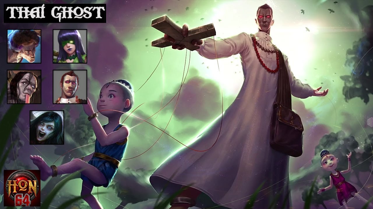 HoN | Thai Ghost Avatars Set | - YouTube