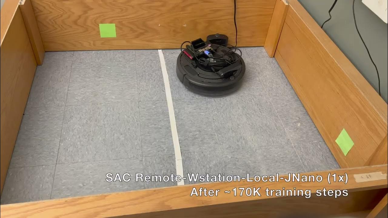 Real-Time Reinforcement Learning for Vision-Based Robotics Utilizing Local and Remote Computers ...