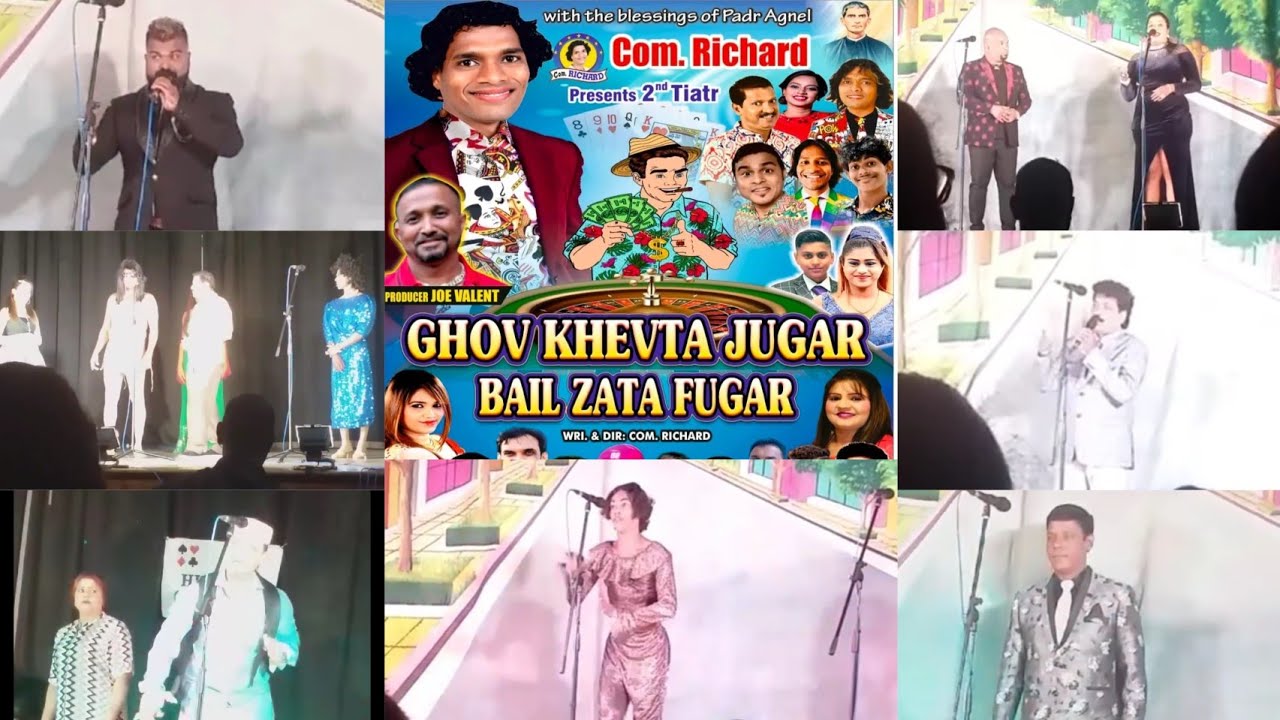 New Konkani Tiatr Promo Ghov Khevta Jugar Bail Zata Fugar 2023 - YouTube