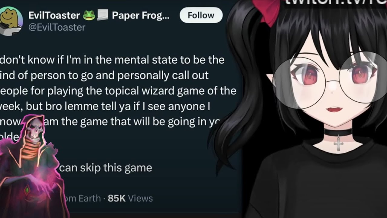 Twitch Ambassador's Evil Toast Situation Smiling Lich reaction - YouTube