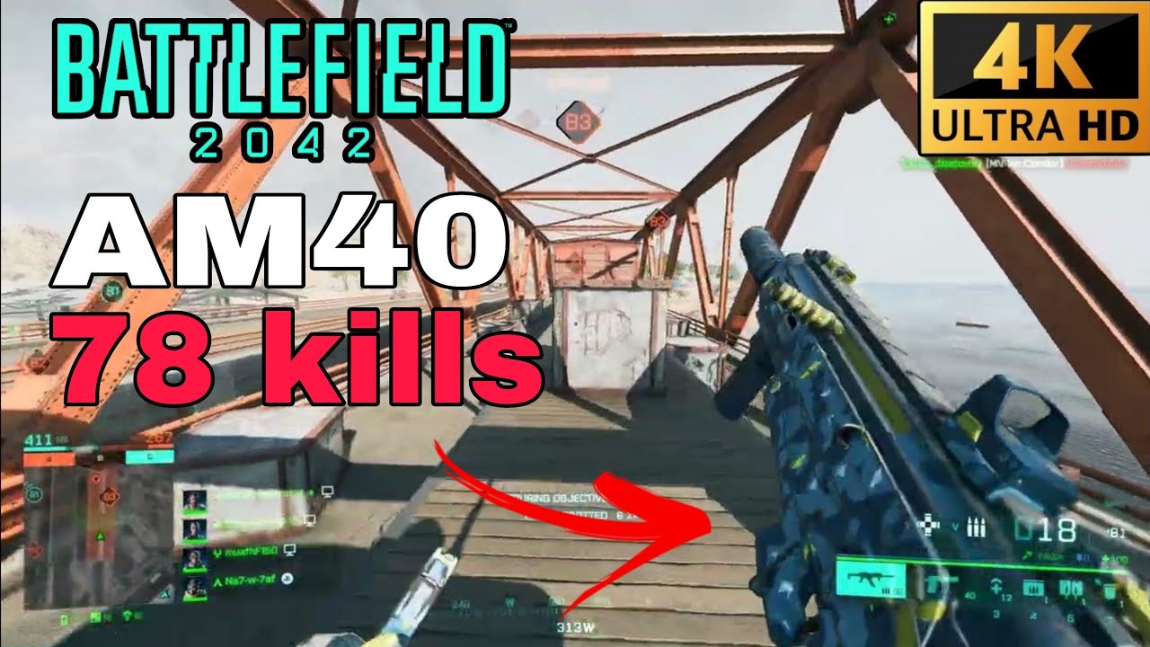 Battlefield 2042 Best Assault Rifle in the game AM40 - 78 Kills ...