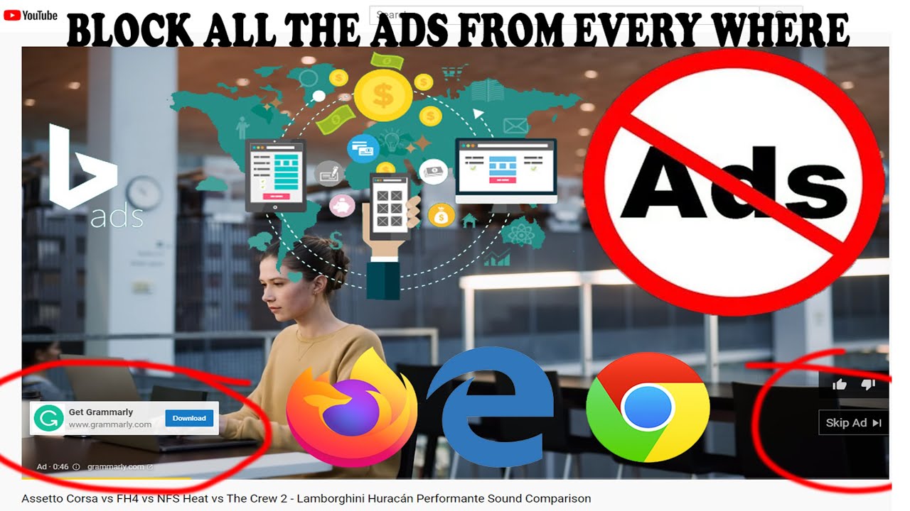 How to Remove ADS All Kind of Ads from BROWSERS IN PC | 100% Free | No ...