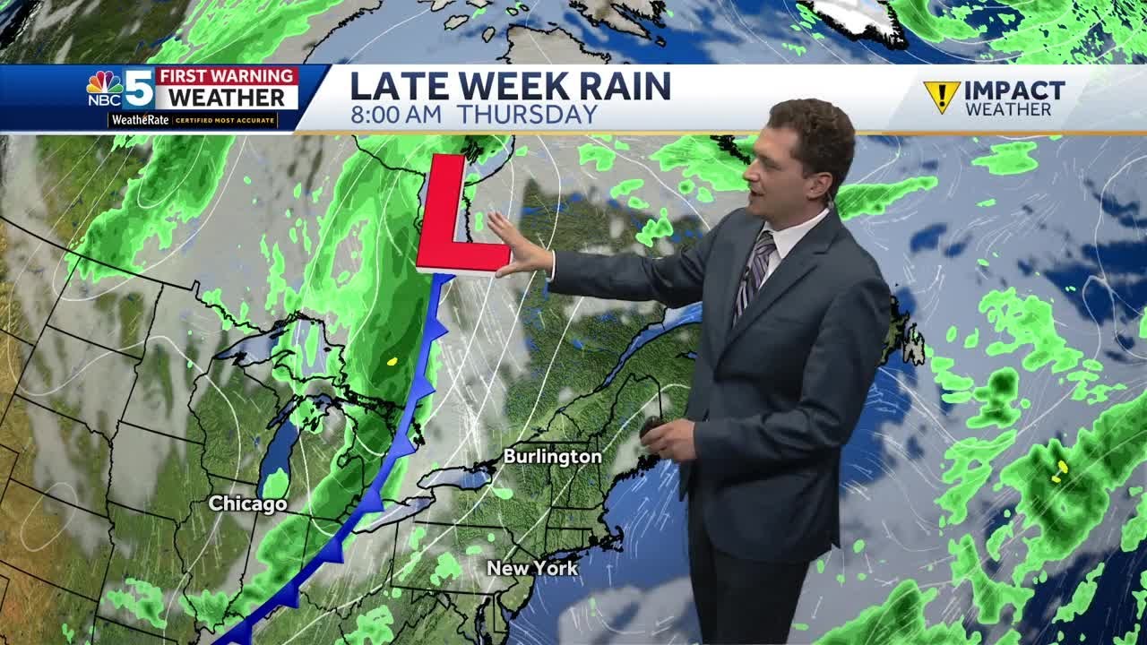 Staying warm for several days, rain possible by week's end (8-31-25 ...