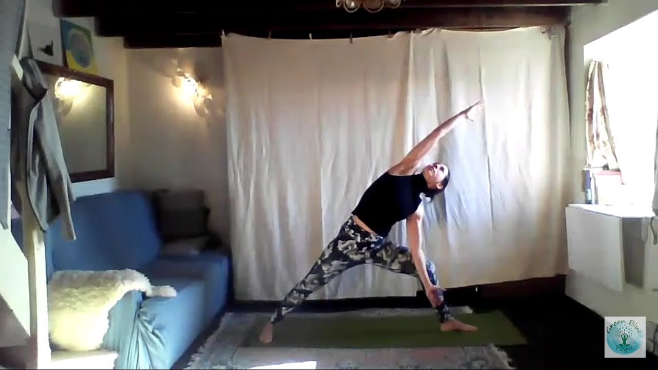 Vinyasa flow yoga live class - Tue 14th April 2020 - YouTube