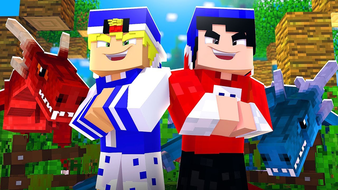 Minecraft: NOSSA PRIMEIRA PARCERIA! - GUERRA DE DRAGÕES Ep. 2 ...