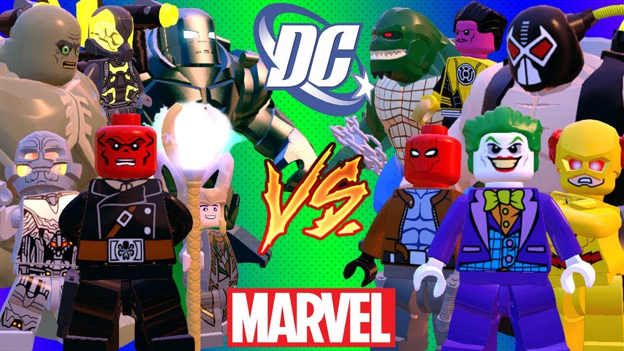 MARVEL VILÕES VS DC VILÕES no LEGO Marvel's Avengers Briga de Heróis ...