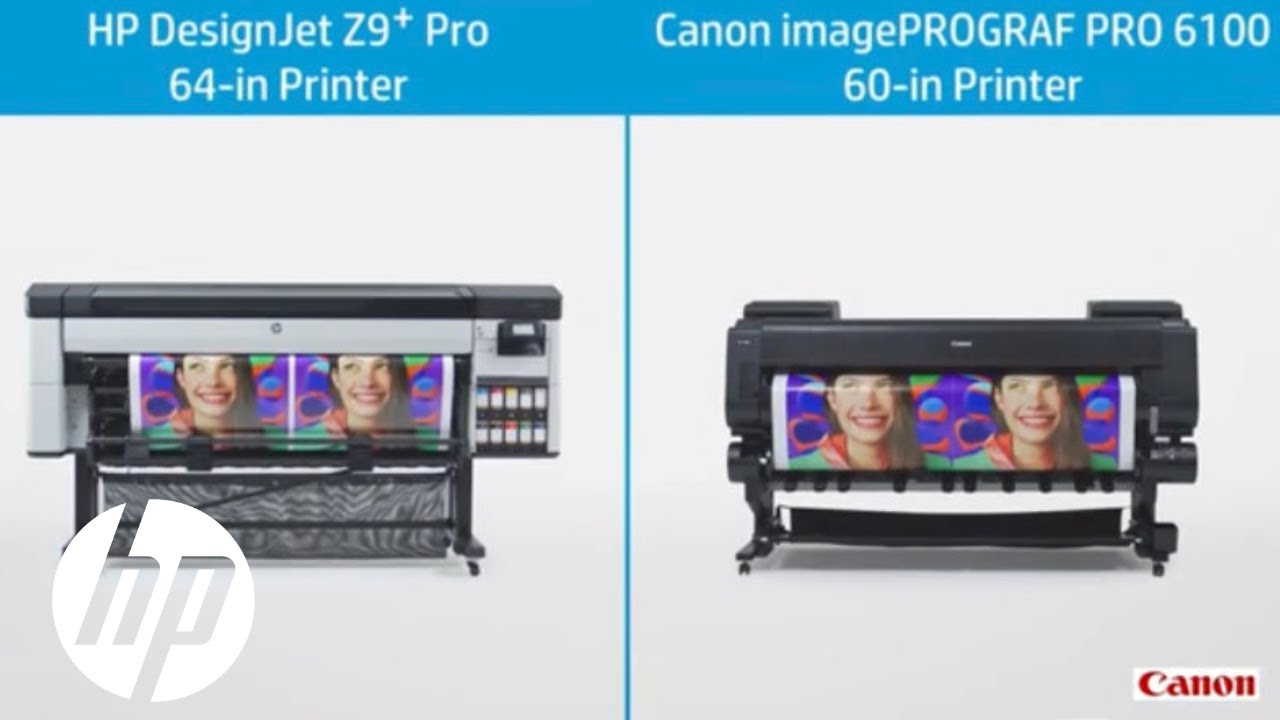 HP DesignJet Z9⁺ Pro Printer vs Canon imagePROGRAF PRO 6100 Printer | DesignJet Printers | HP ...