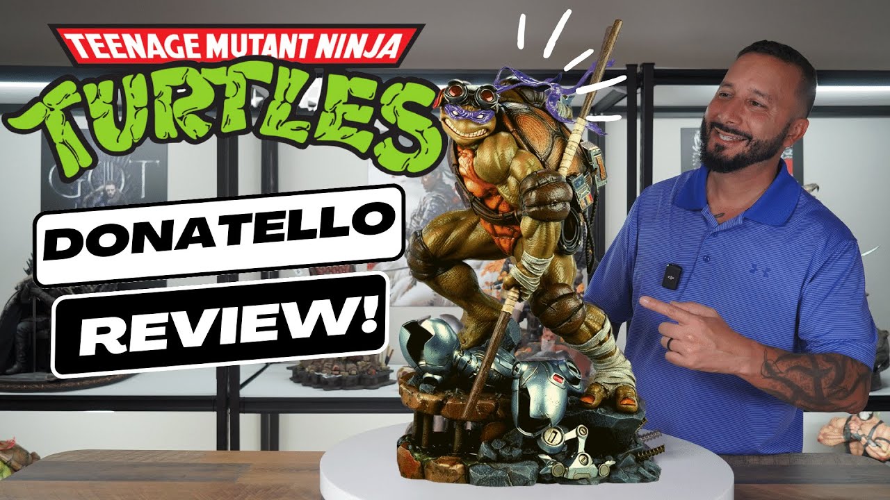 Premium Collectibles Studios 1/3 Donatello Statue Unboxing and Review ...