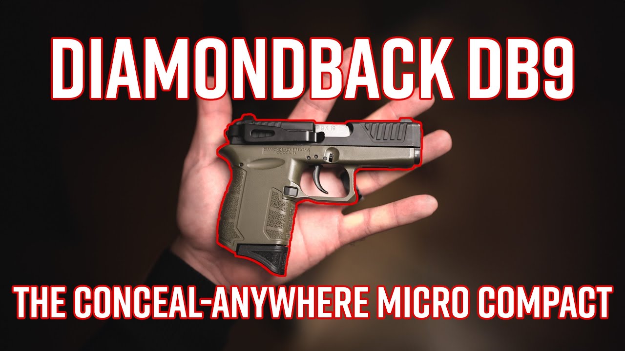 Diamondback DB9 - The Conceal-Anywhere Micro Compact - YouTube