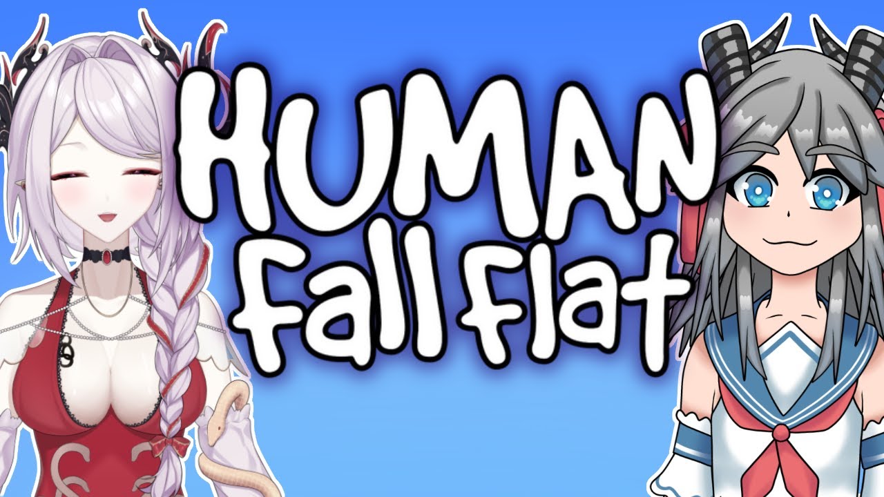 [EN Vtuber] [Human Fall Flat] Two girls, half of a braincell ‪ft:@Shuggyxxx‬! - YouTube