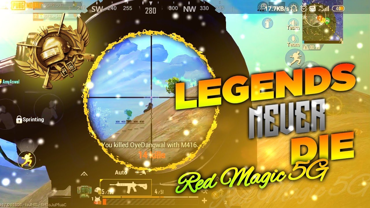 RED MAGIC 5G PUBG | ULTRA HDR+EXTREME 144FPS PUBG GAMEPLAY | LEGENDS ...
