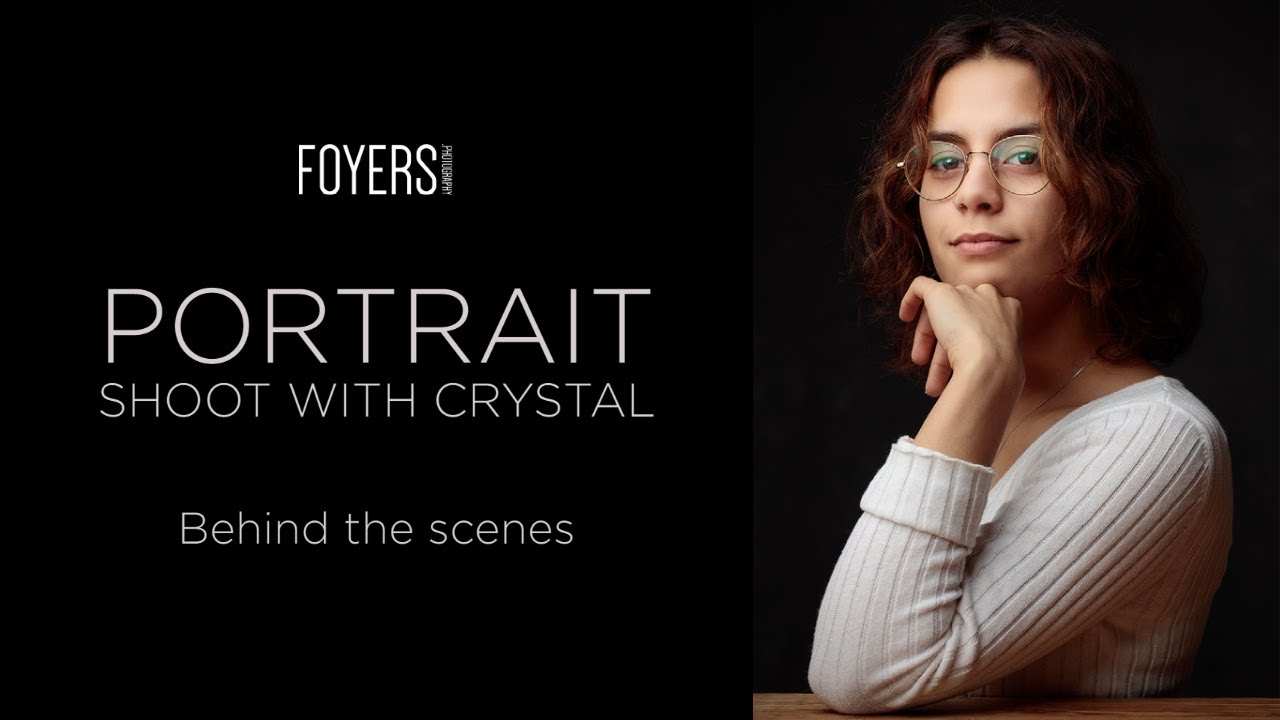 Behind the scenes - Portrait Shoot with Crystal - YouTube