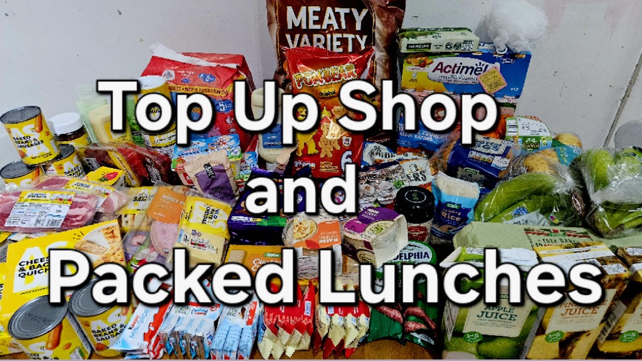 Asda Shopping Haul | Top Up Shop | Lunch Box Shopping - YouTube