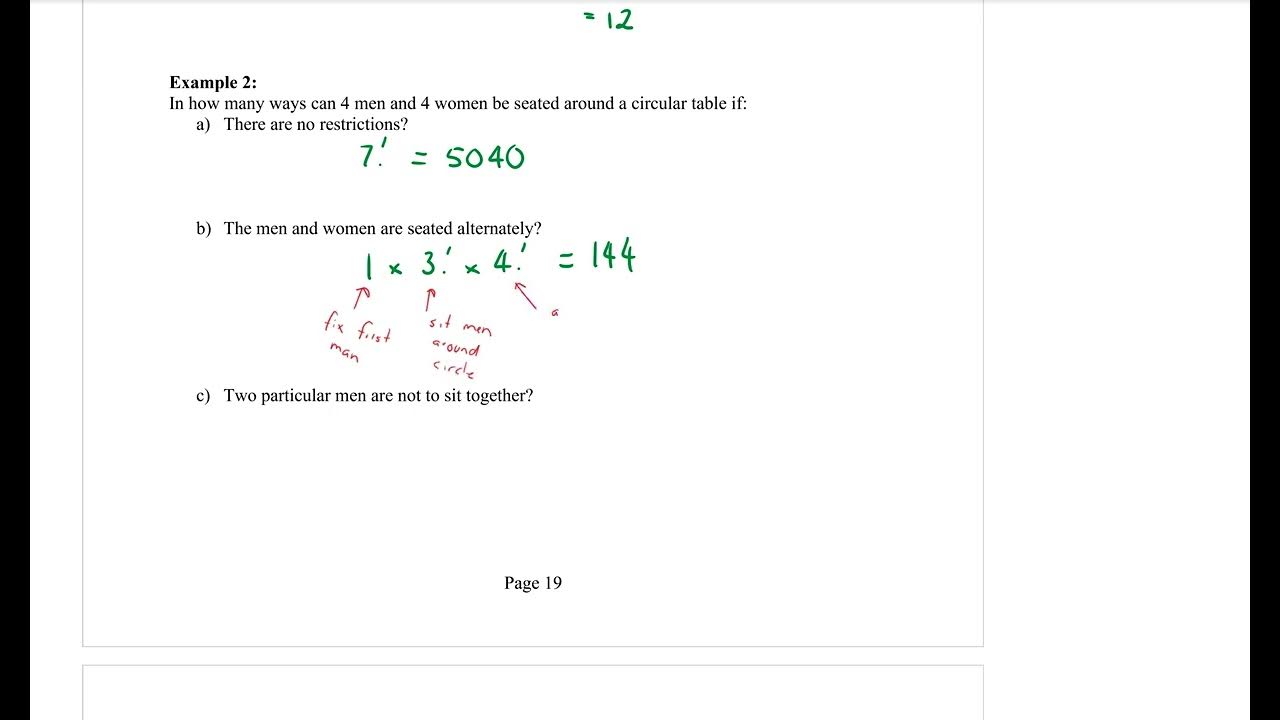 Year 11 Ext 1 Combinatorics 7 -14G - YouTube