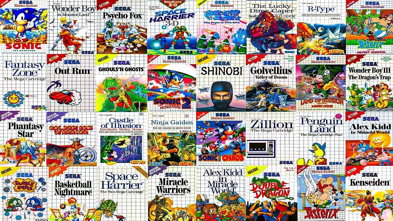 Top 50 Best MASTER SYSTEM Games of all Time | Best Master System Games ...