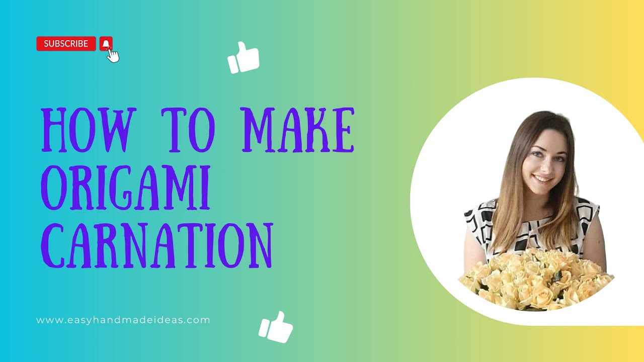 Origami Carnation Mastery: Create Beautiful Blooms with Ease! - YouTube