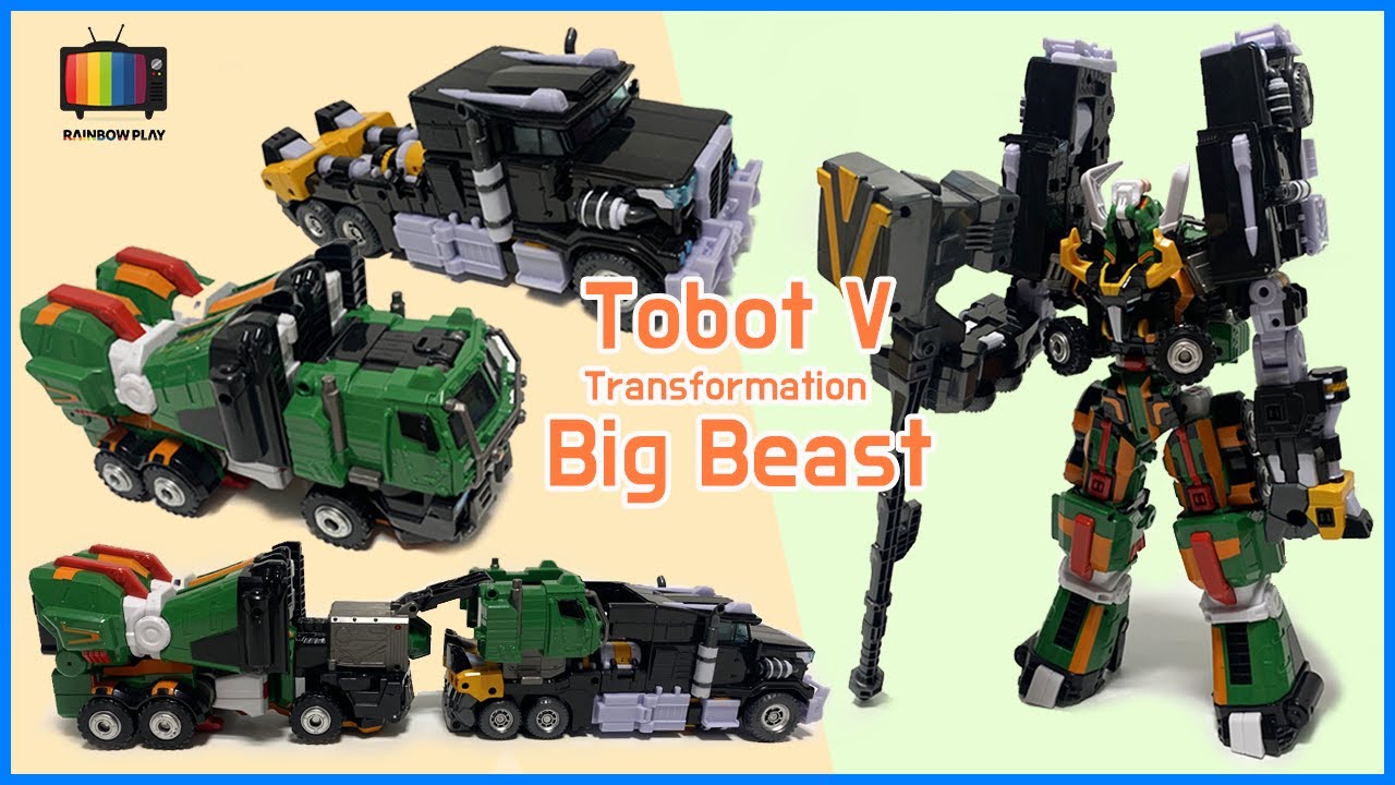 Tobot V Big beast Transformer Robot Toys - YouTube