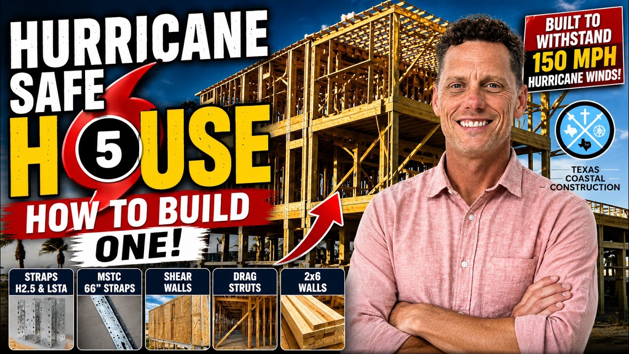 HURRICANE PROOF Beach House! | Framing and Strapping (Episode 3) - YouTube